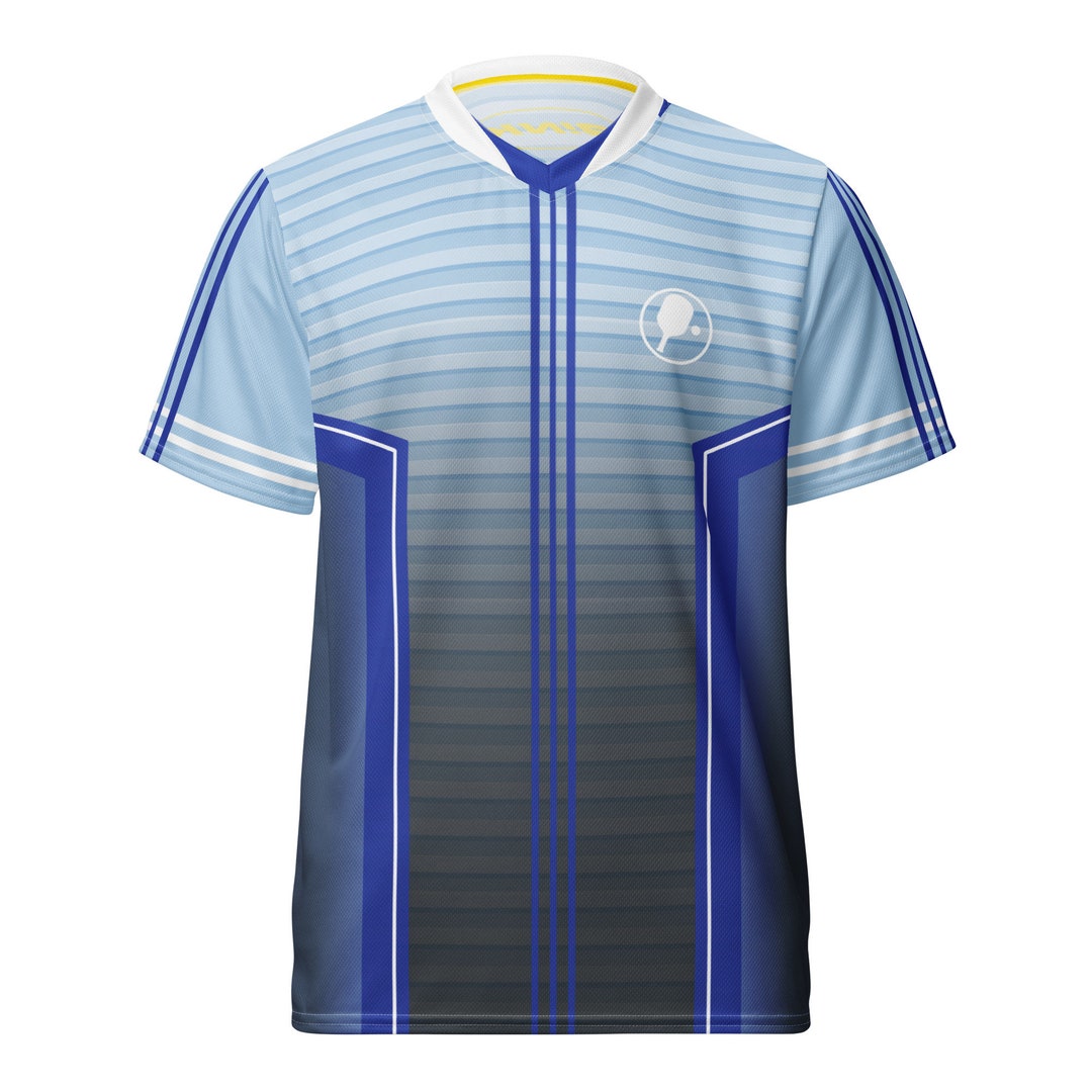 Pickleball Silverstreak Blue Shirt Uniform Recycled Unisex Sports ...