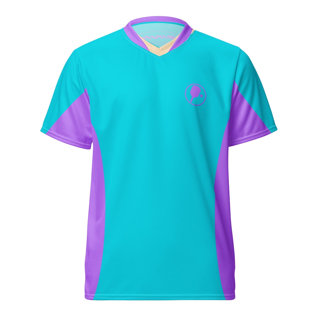 Pickleball Aqua Pink Uniform Recycled Unisex Sports Jersey - Etsy