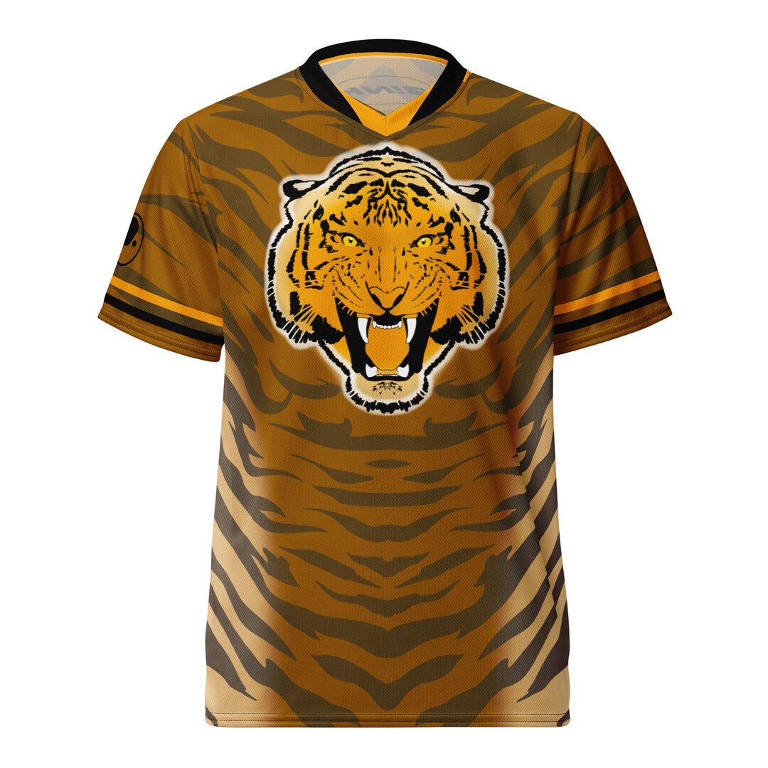 Pickleball Tiger Brown Shirt Uniform Recycled Unisex Sports Jersey - Etsy