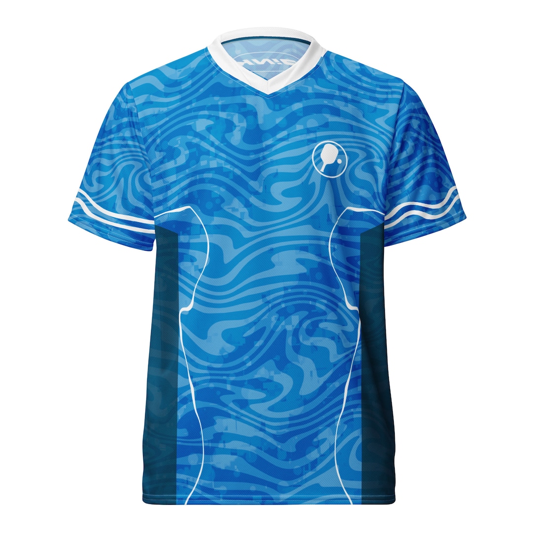 Pickleball Aqua Shirt Uniform Recycled Unisex Sports Jersey - Etsy