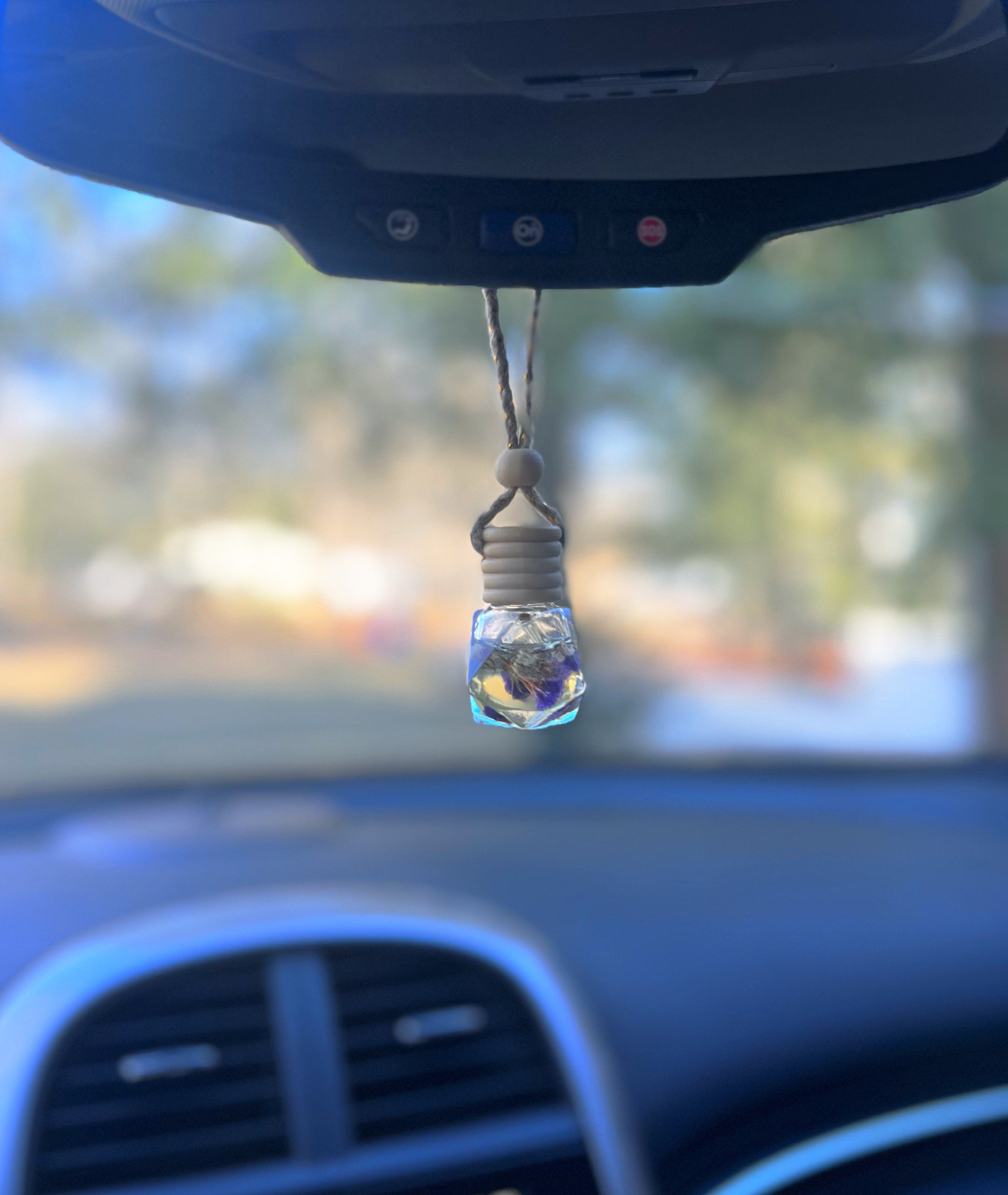 Glass Car Air Freshener Diffuser Car Accessories Fragrance Oil Real ...