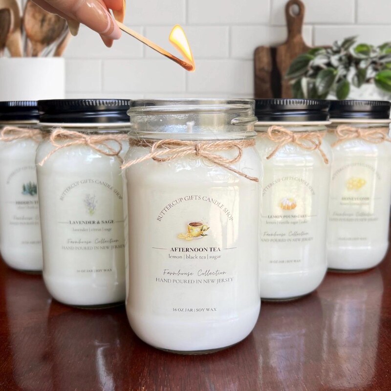 Mason Jar Candles - Etsy