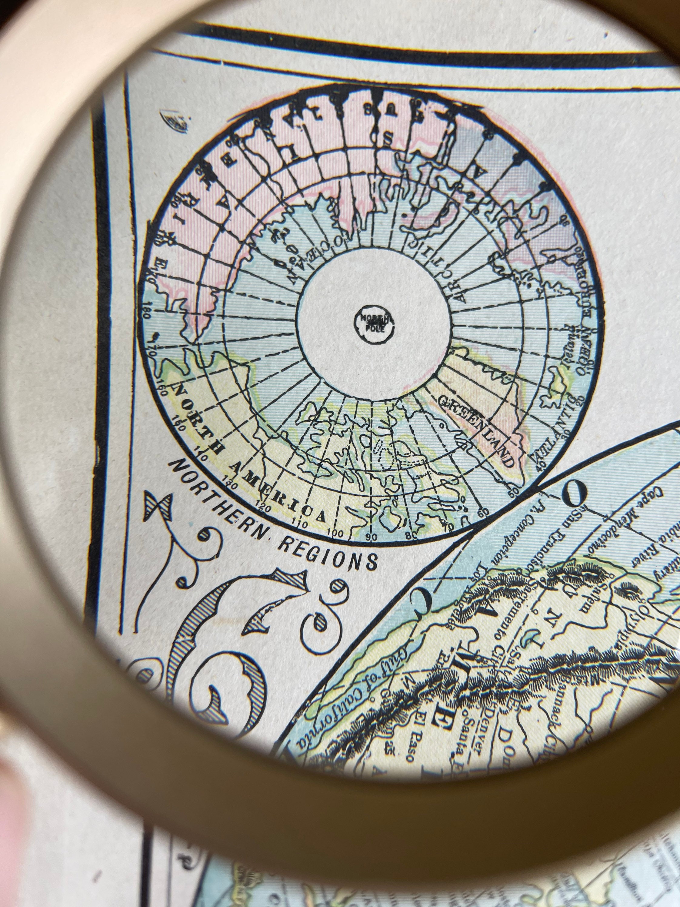 Rare Antique World Map 1901 Cram's Superior Atlas of - Etsy