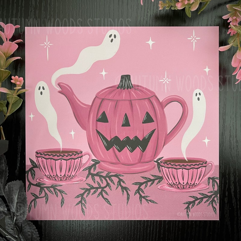 Halloween Teapot - Etsy