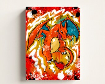 Charizard Canvas - Etsy