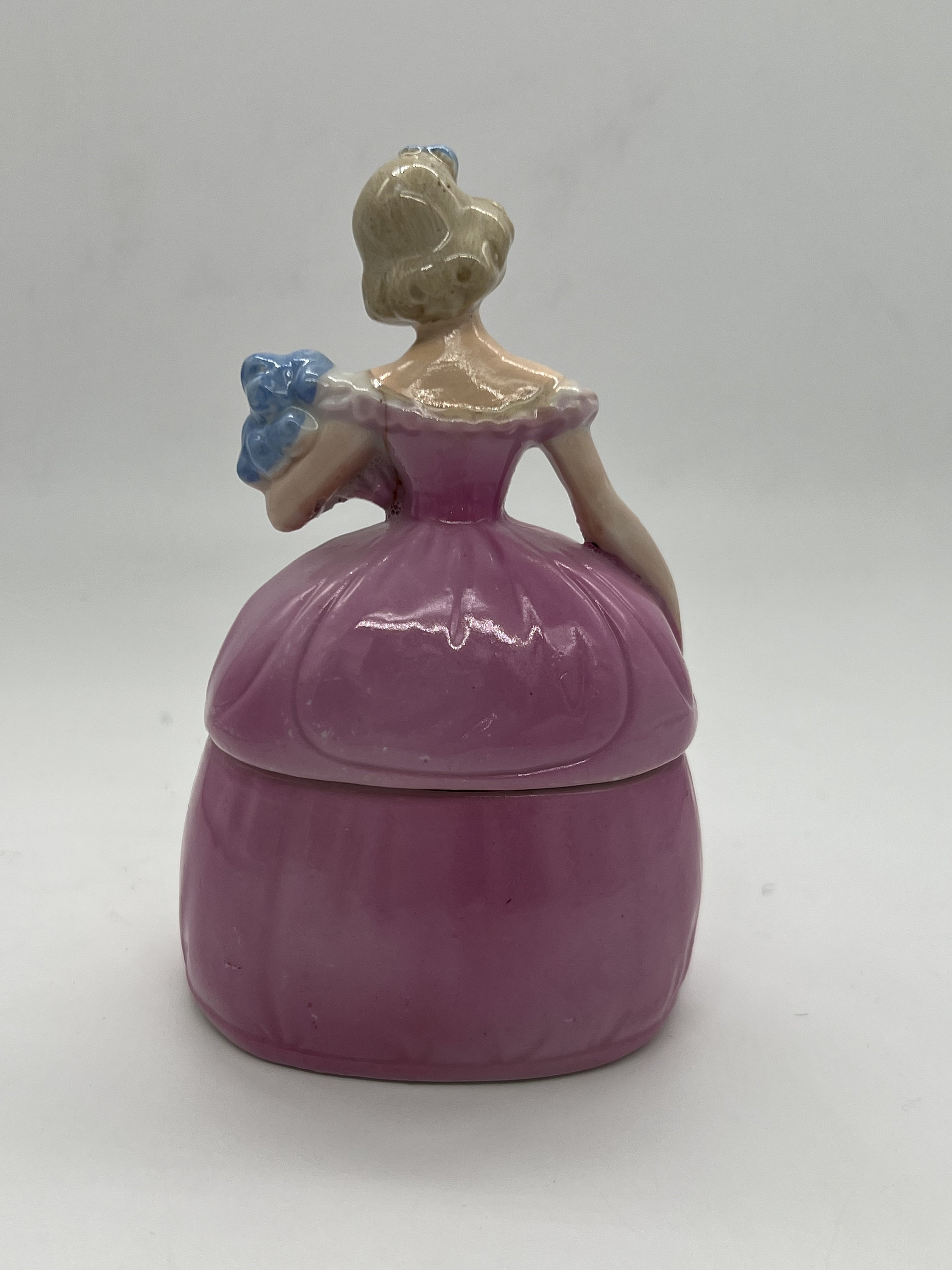 Southern Charm Vintage Porcelain Lady Powder Jar - Etsy