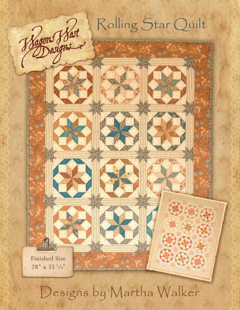 Rolling Star Quilt E Pattern - Etsy