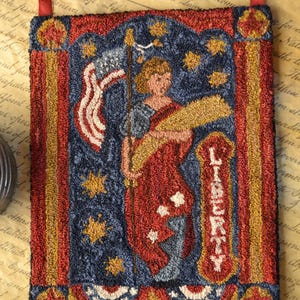 Primitive Punch Needle PDF Pattern - Lady Liberty - Etsy