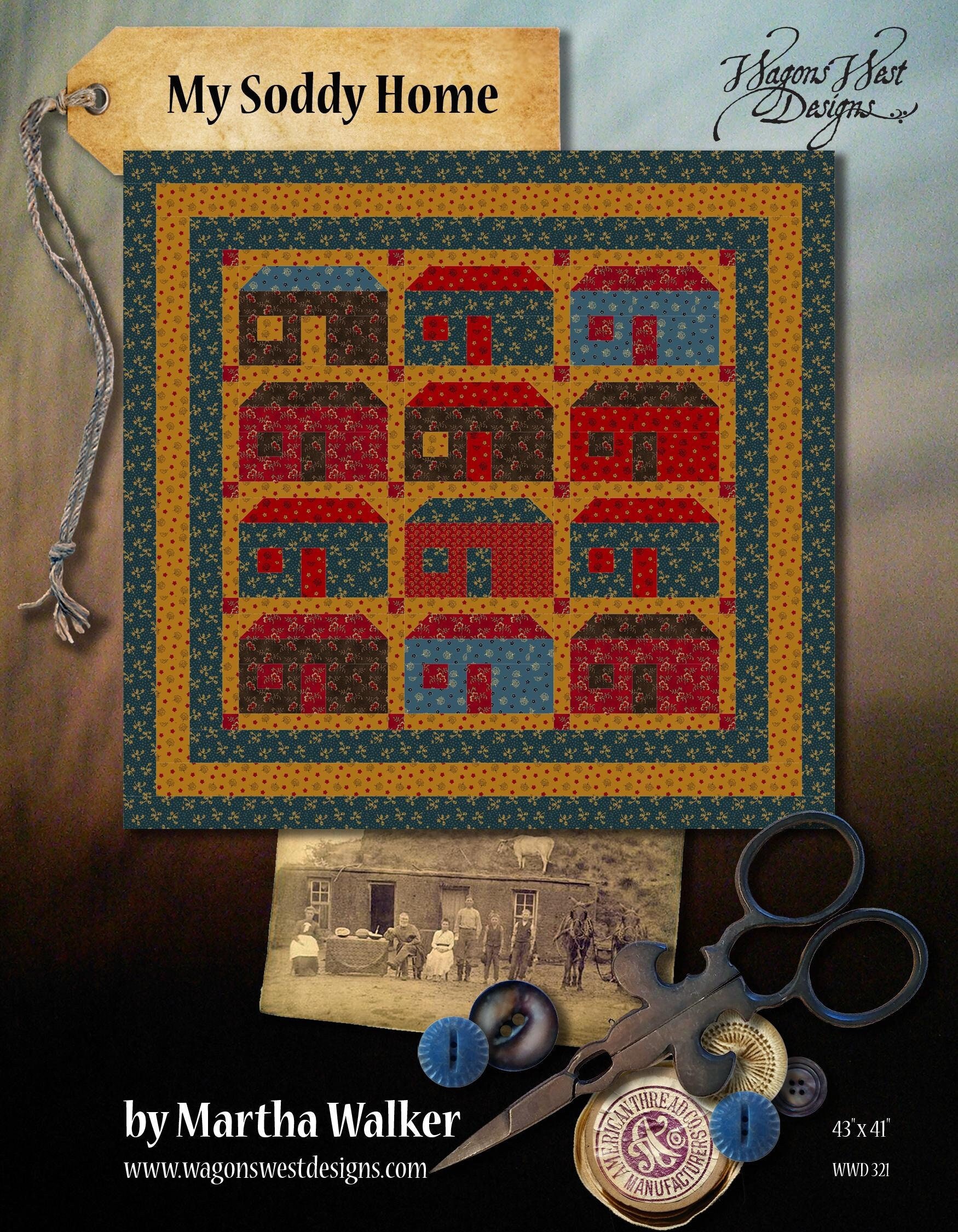 Quilt Pattern PDF Download - My Soddy Home - Etsy
