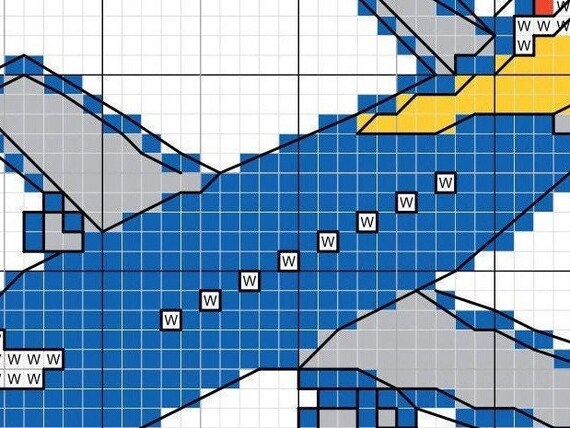 Airplane Cross Stitch Pattern | Etsy