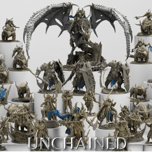 Unchained Miniatures Set - Etsy
