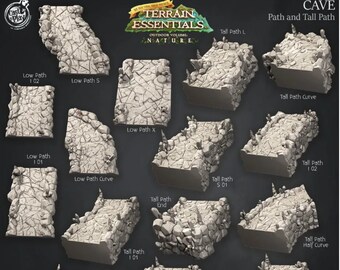 Terrain Essentials Swamp Terrain Swamp Trees 28-32MM Terrain 3D Scenery ...