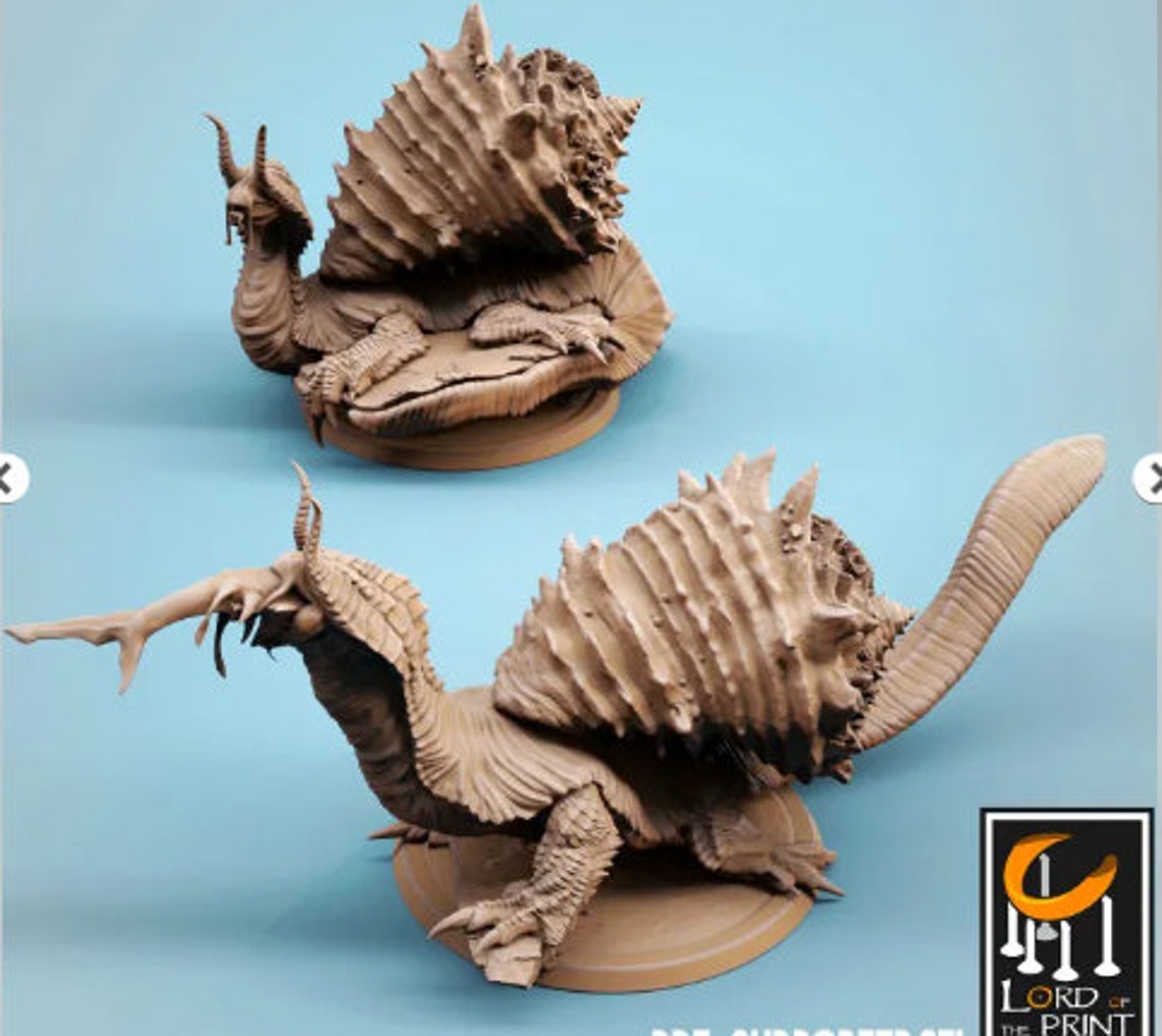 Tortescargot Table Top Miniature Sirens Song Lord of the - Etsy