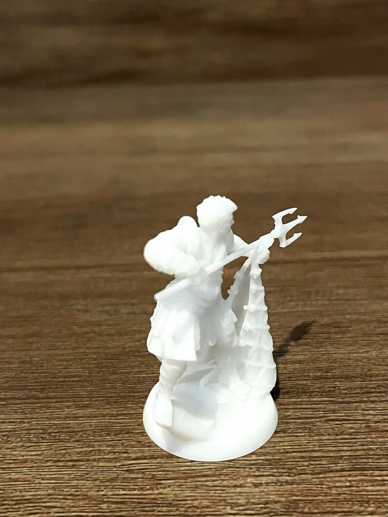 Trident Gladiator 3D Printed DND Tabletop Games Custom - Etsy
