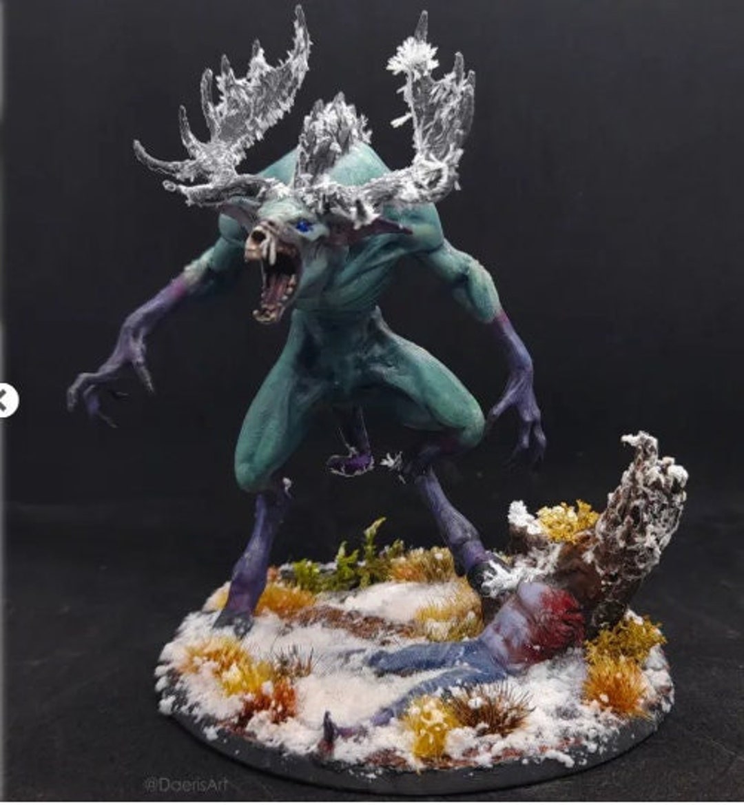 Wendigo Rescale Miniatures DND RPG Fantasy 3D Printed Miniature Role ...