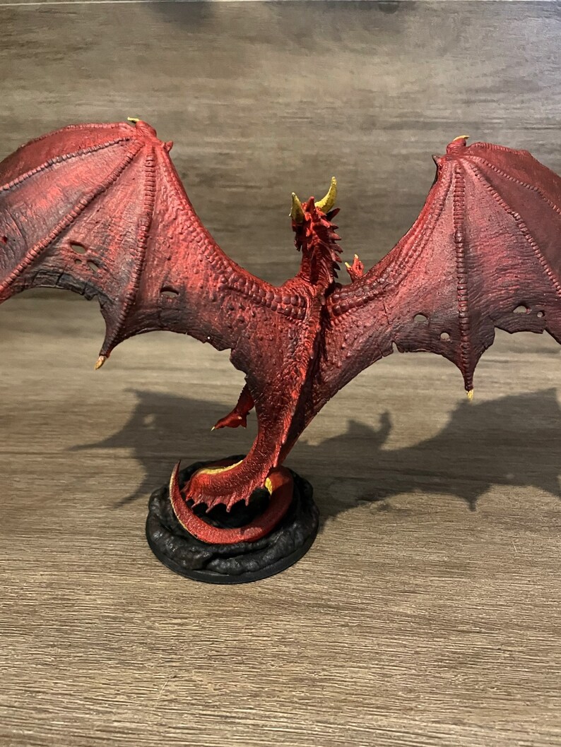 Adult Red Dragon Dungeons and Dragons Table Top Miniature - Etsy