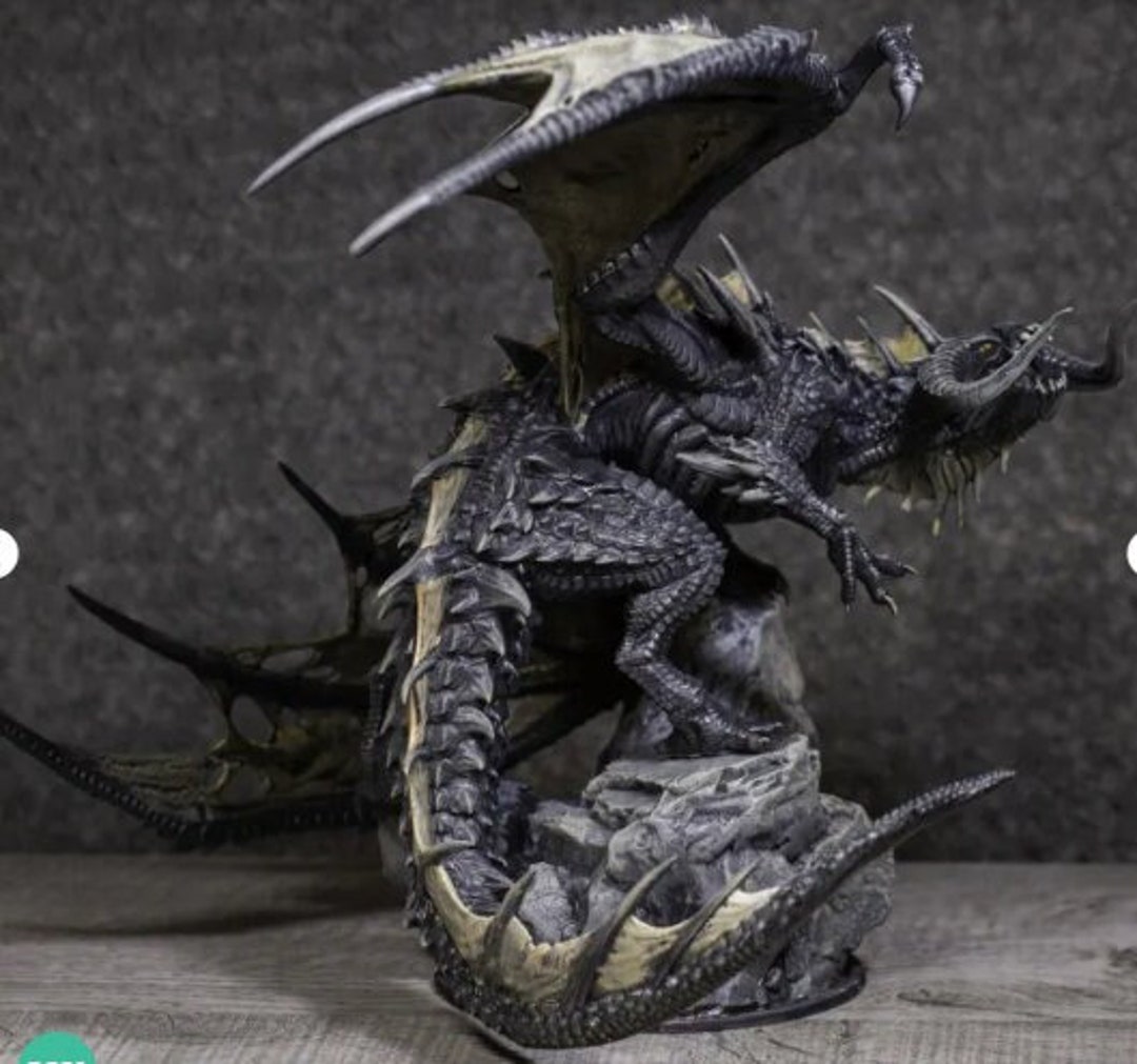 Dark Dragon Rescale Miniatures DND RPG Fantasy 3D Printed Miniature ...