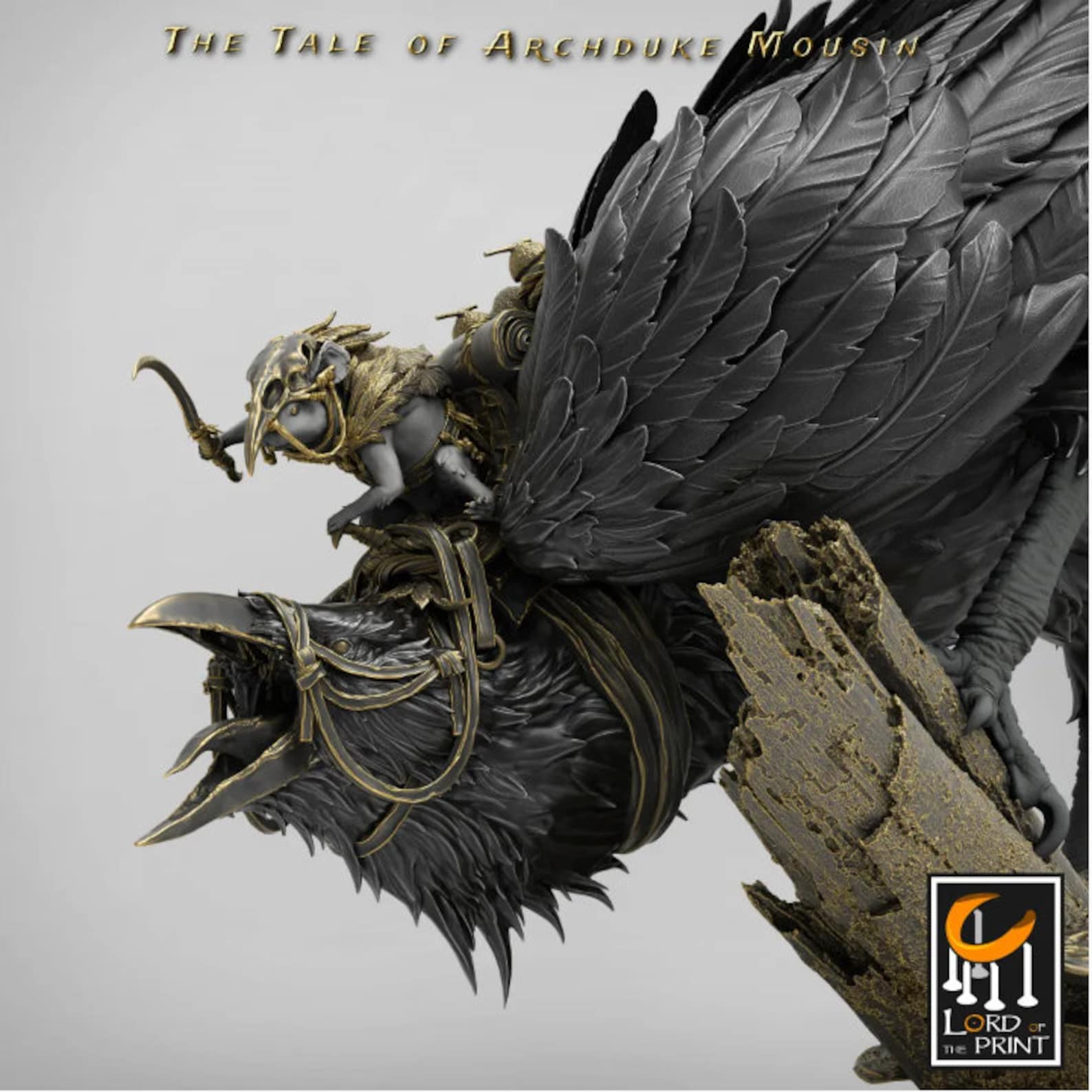 Raven Tale of Archduke Mousin Dnd Fantasy RPG 3D - Etsy