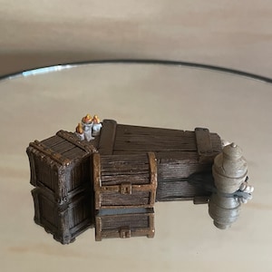 Temple Terrain Set Statues, Columns, & Coffins Terrain Essentials 3D ...