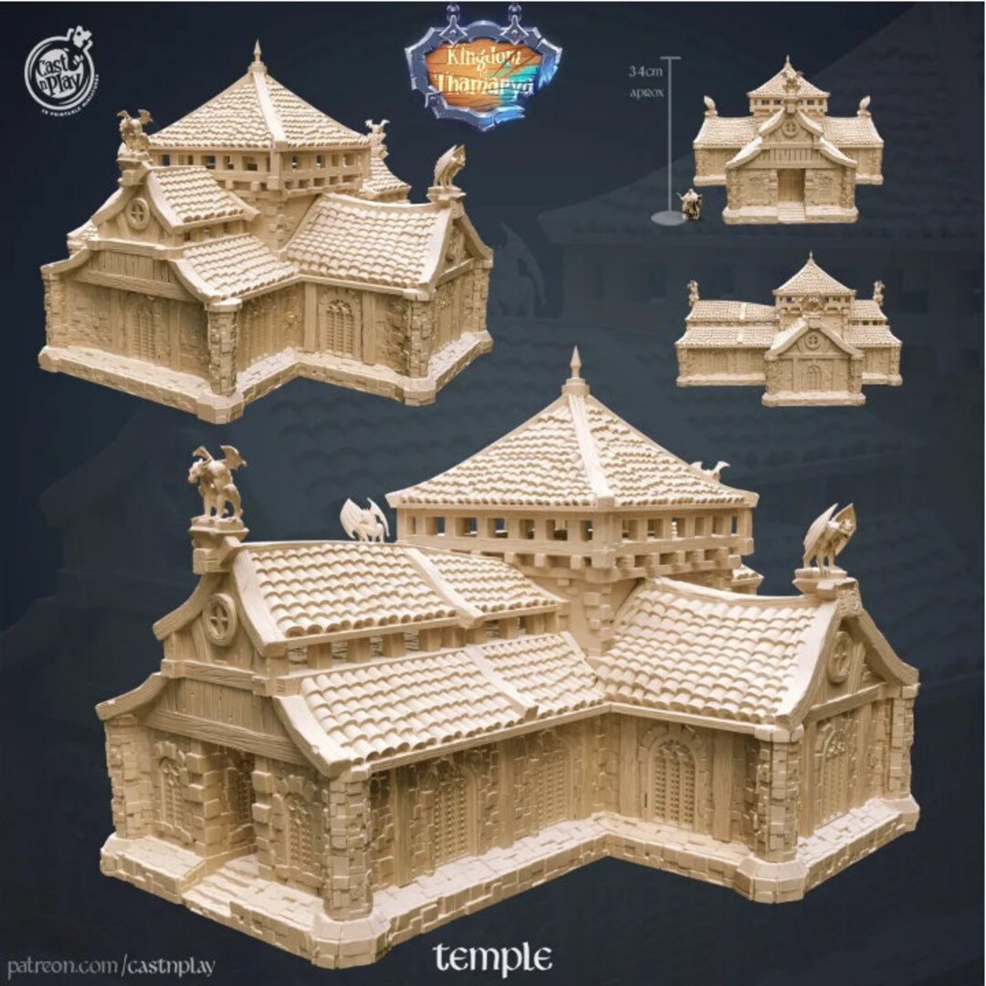 Temple Kingdom of Thamarya 15/28/32MM Table Top Miniatures and Props ...