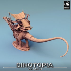 Diplodocus Caravan Huge Beast Miniature Rescale Miniatures DND RPG ...