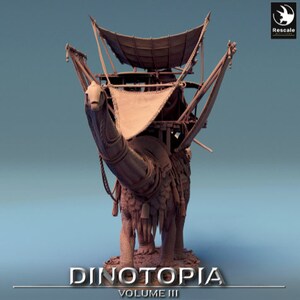 Diplodocus Caravan Huge Beast Miniature Rescale Miniatures DND RPG ...