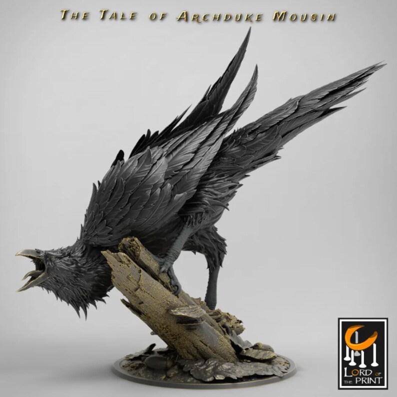 Raven Tale of Archduke Mousin Dnd Fantasy RPG 3D - Etsy