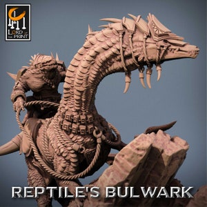 Lizardmen Mount 04 Climbing Reptile's Bulwark Huge Beast Miniature ...