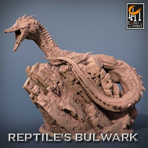 Lizardmen Mount 04 Climbing Reptile's Bulwark Huge Beast Miniature ...