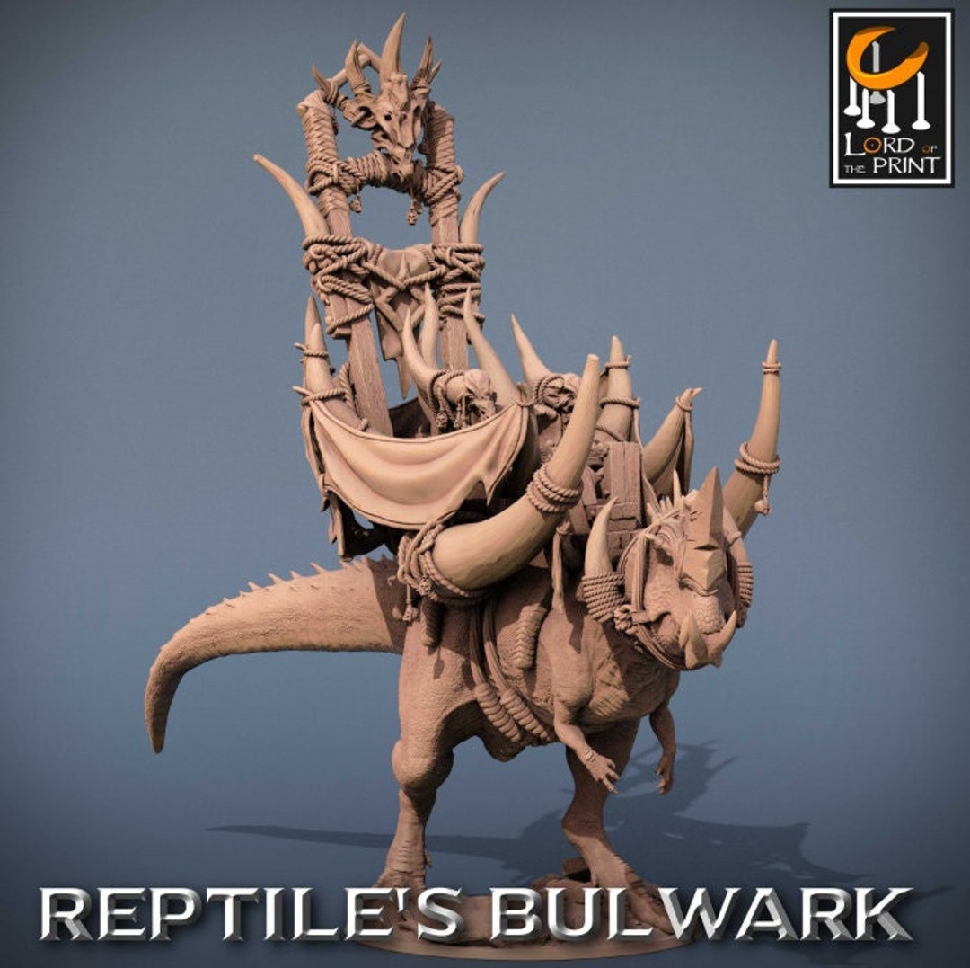 King Torvodon Trex Reptiles Bulwark Huge Beast Miniature Rescale ...