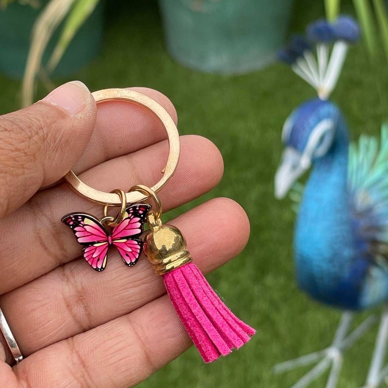 Butterfly Keychain - Etsy