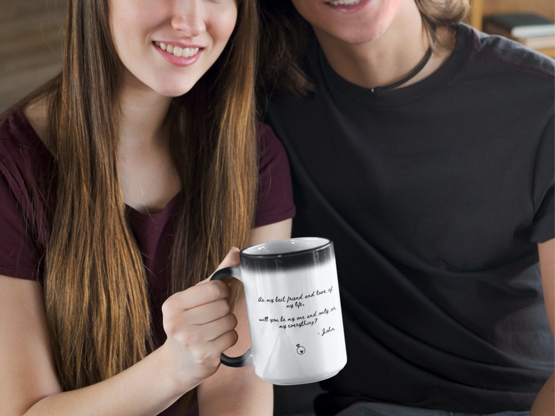 Custom Handwritten Marriage Proposal, Color Changing Mug, 11 Oz & 15 Oz ...