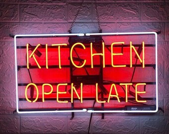 Open Late Neon Sign | Etsy