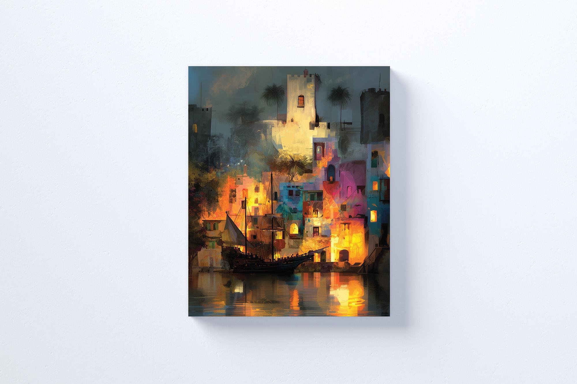 Abstract Boho Style Theme Park Art Inspired by the Disney Theme Parks ...