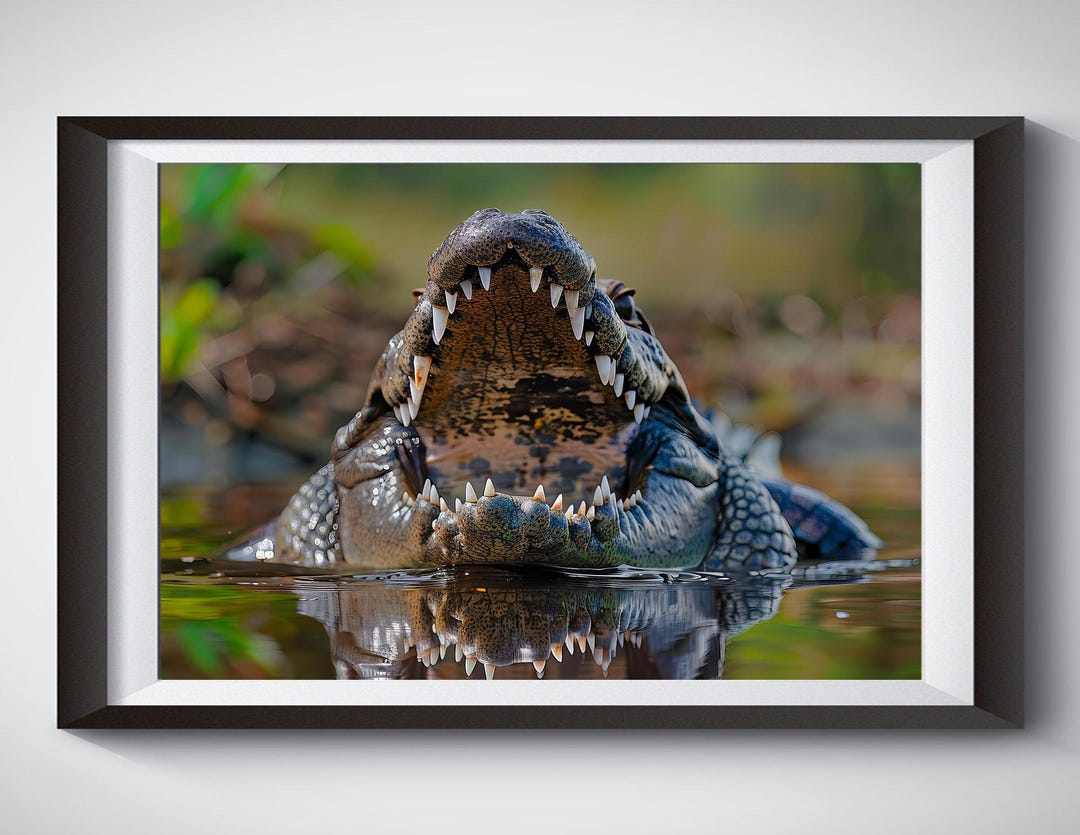 Big Ol' Alligator Poster. Hi Def. Alligator 1. - Etsy