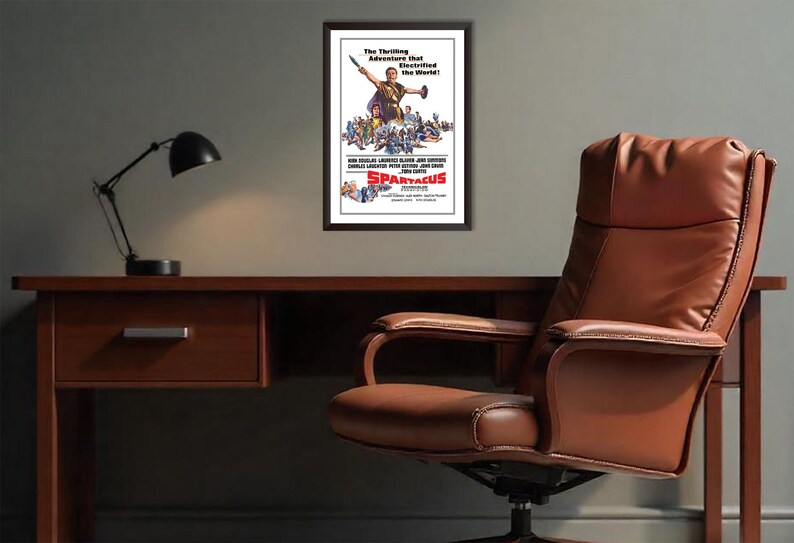 Spartacus Vintage Movie Poster. Cleaned up and Updated. - Etsy