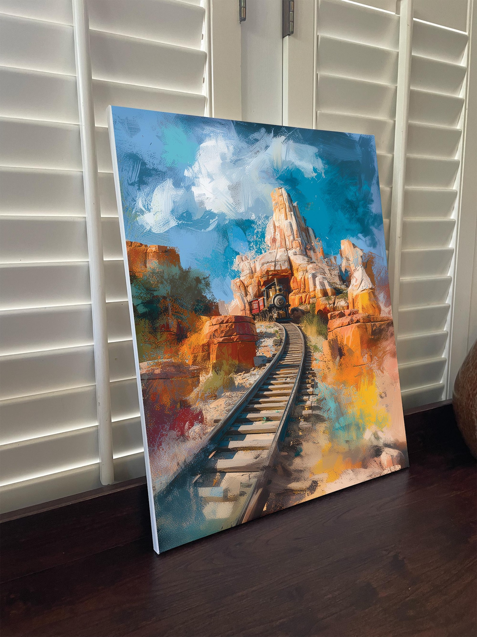 Abstract Boho Style Theme Park Art Inspired by the Disney Theme Parks ...
