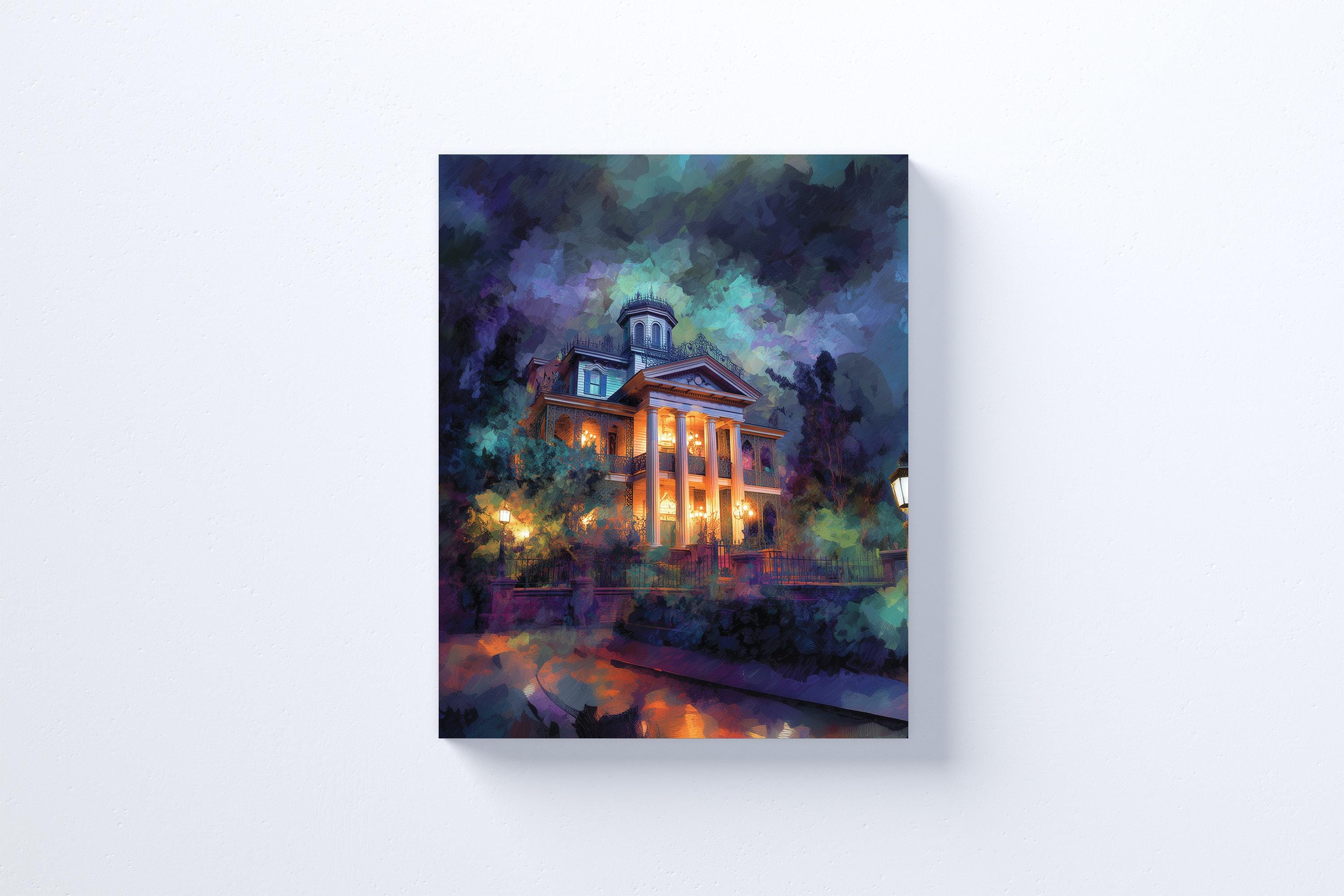 Abstract Boho Style Theme Park Art Inspired by the Disney Theme Parks ...
