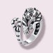 Vintage Tiger Ring With Real 925 Sterling Silver Ring. Lion Lovers ...