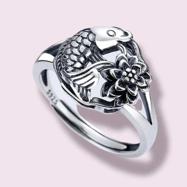 Koi Fish Ring - Etsy