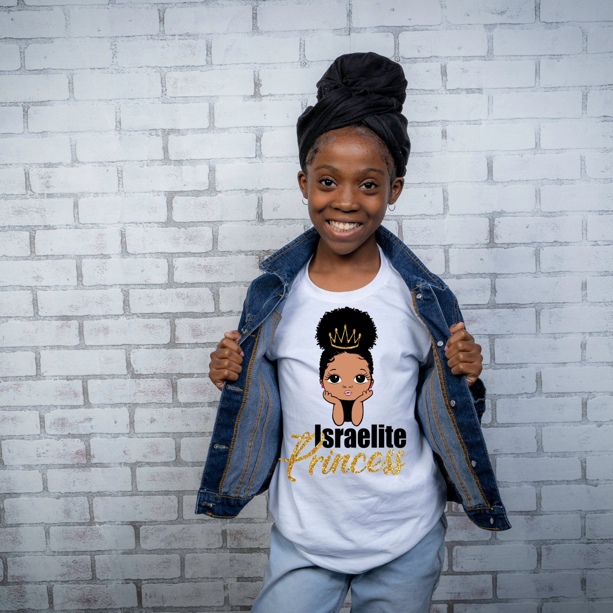 Glitter Gold Israelite Princess Kids Shirt Israelite Shirt - Etsy