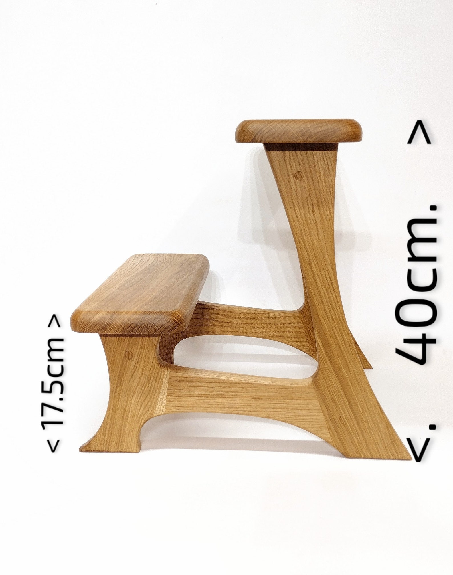 Modern Oak Step Stool. Contemporary Step Stool Stylish and Functional ...