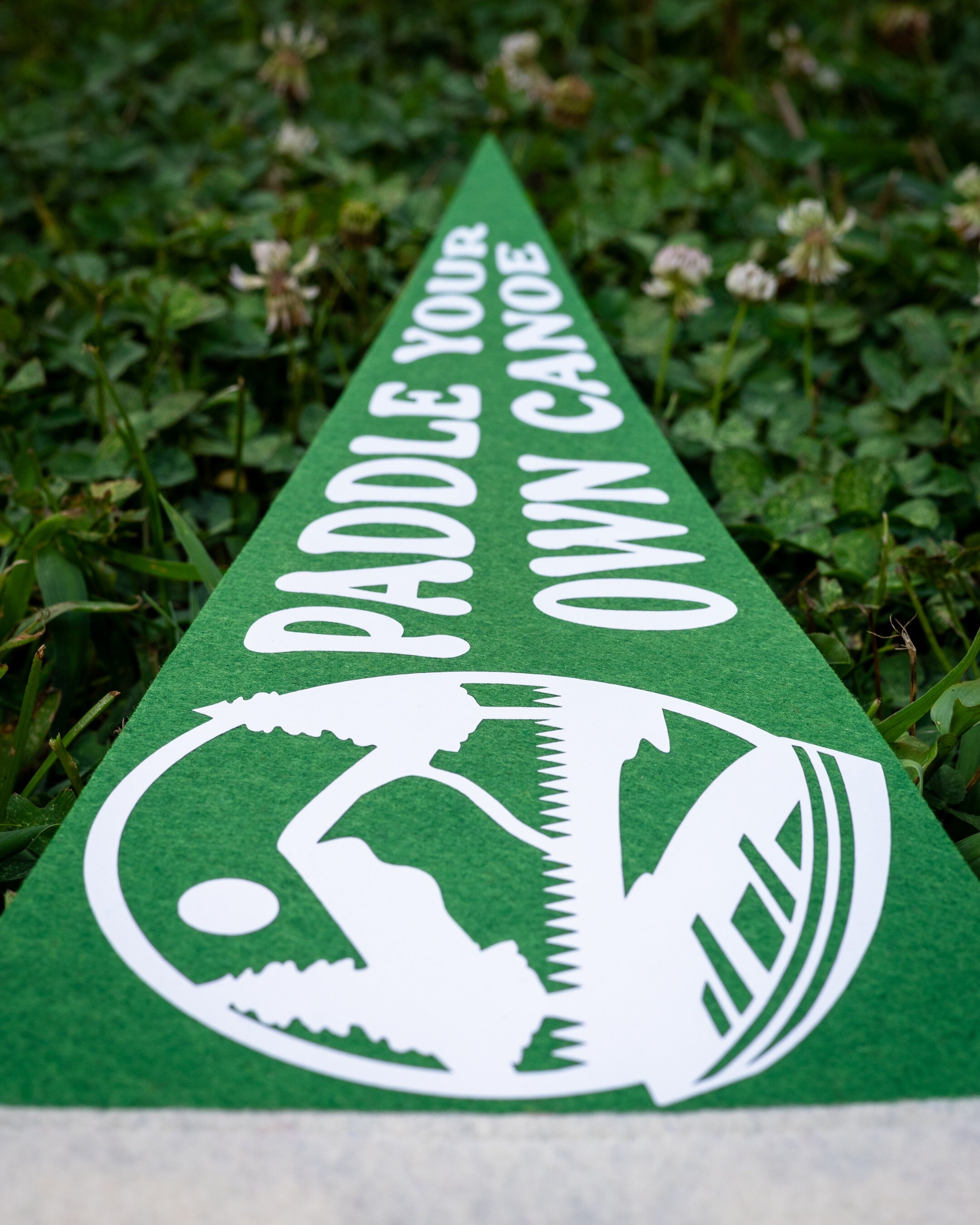 Felt Pennant Wall Decor paddle Your Own Canoe - Etsy