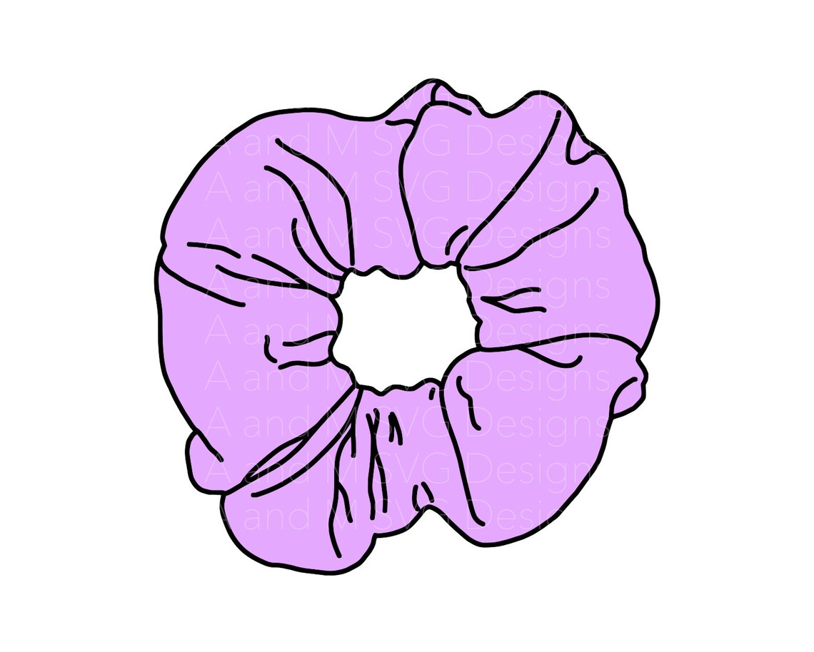 Scrunchie Doodle SVG - Cute Design - Sublimation Design - Digital ...