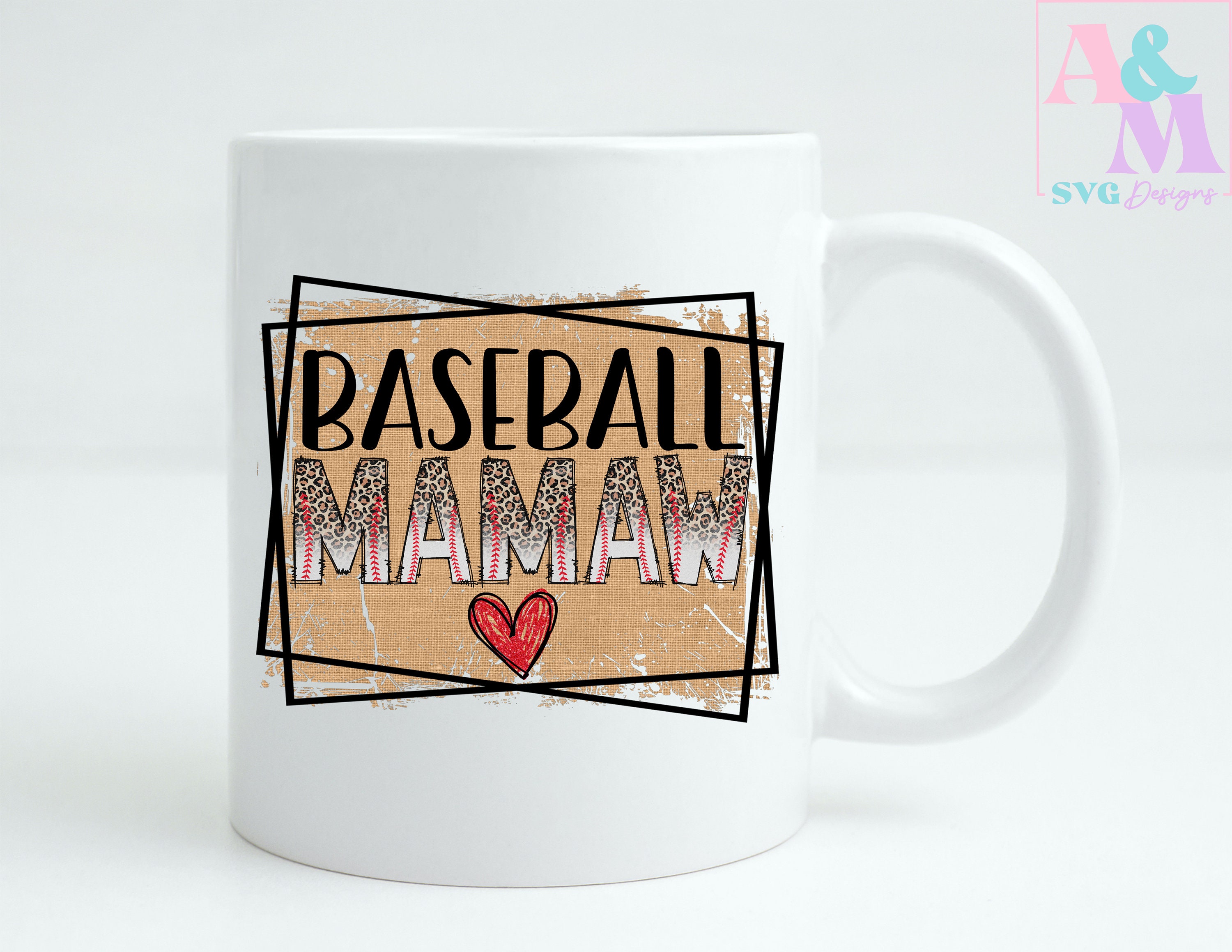 Baseball Mamaw Sublimation Design PNG Cute Shirt Design | Etsy