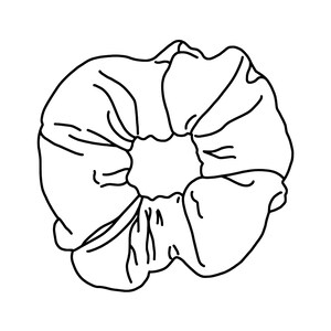 Scrunchie Doodle SVG - Cute Design - Sublimation Design - Digital ...