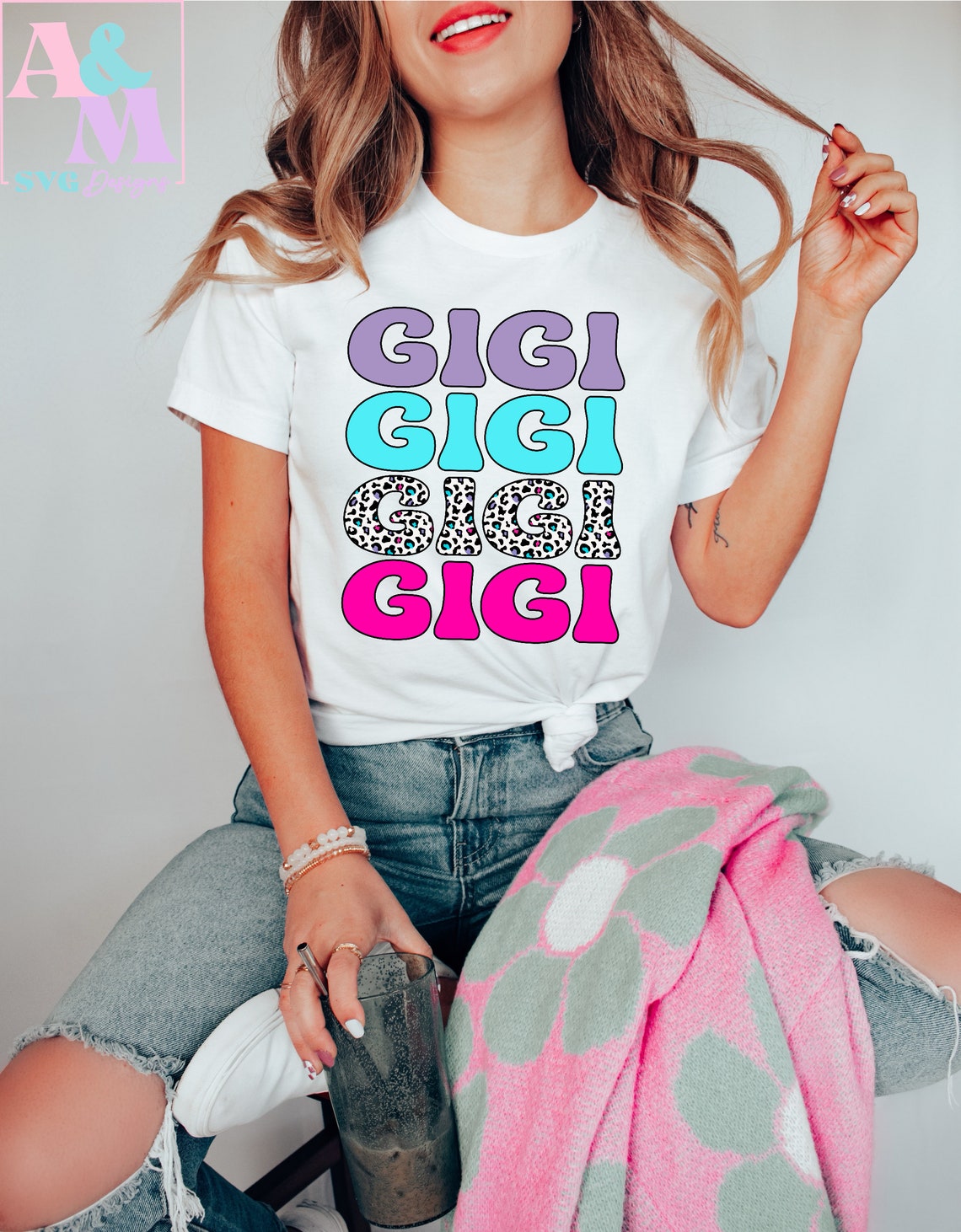 Gigi Gigi Gigi Sublimation Design PNG Cute Shirt Design Digital ...