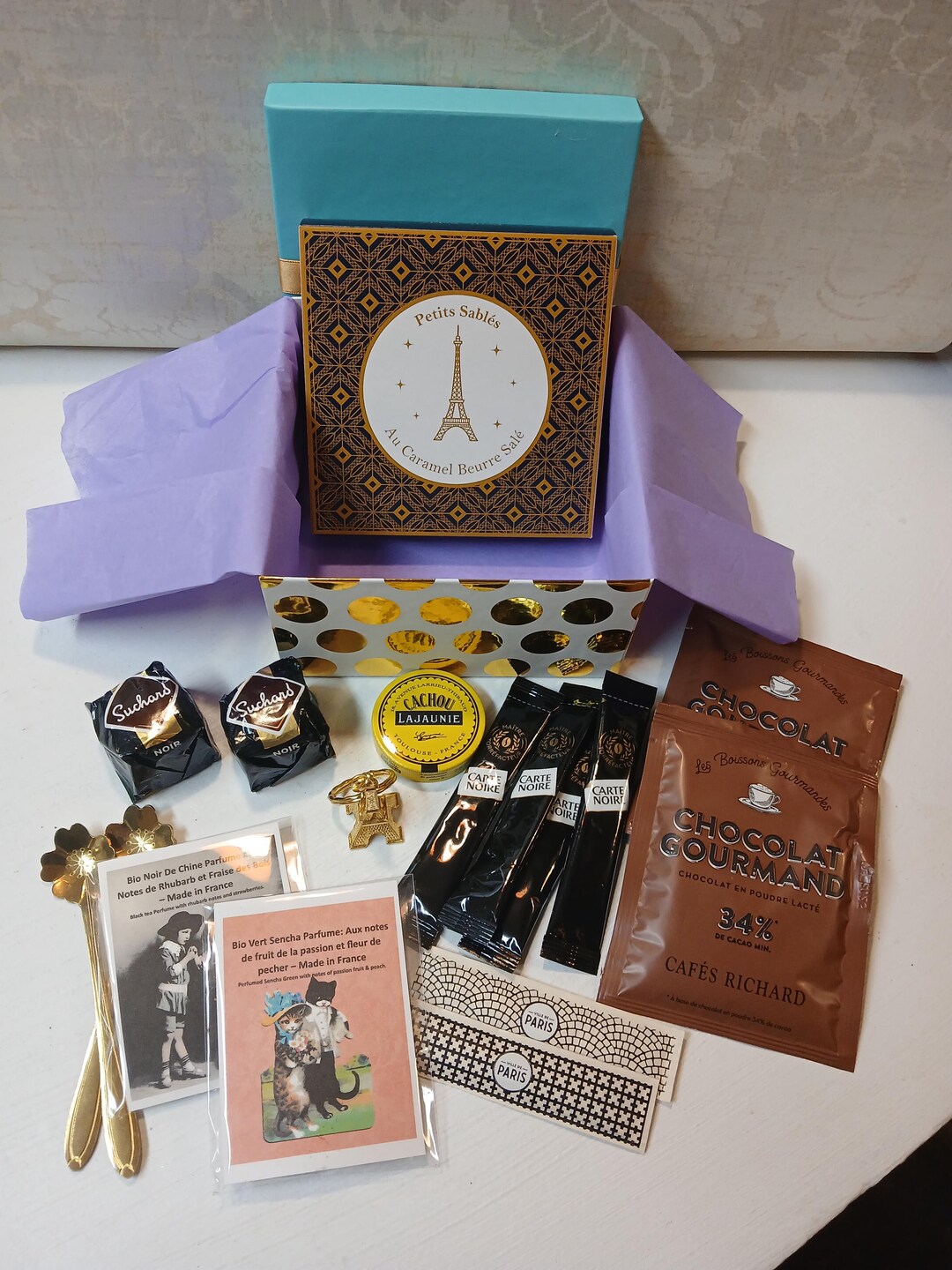 A "coffee, Tea and More" Gourmet Parcel From Paris - Beautifully ...
