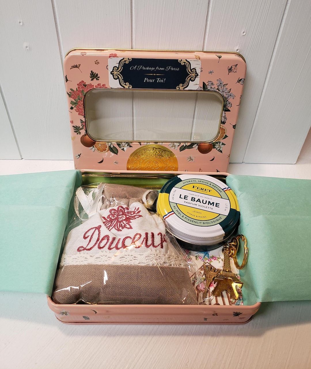 A "sachet and More" French Parcel - All in a Beautiful Tin and Packaged ...