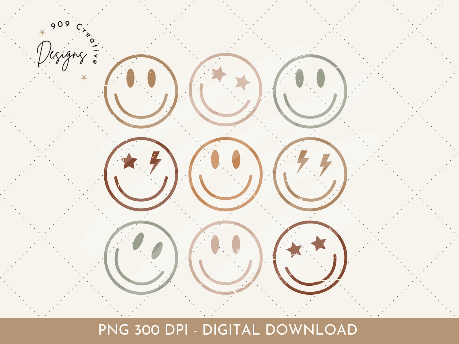 Retro Smiley Face Png, Emoji Clipart, Trendy Happy Face Png, Good Vibes ...